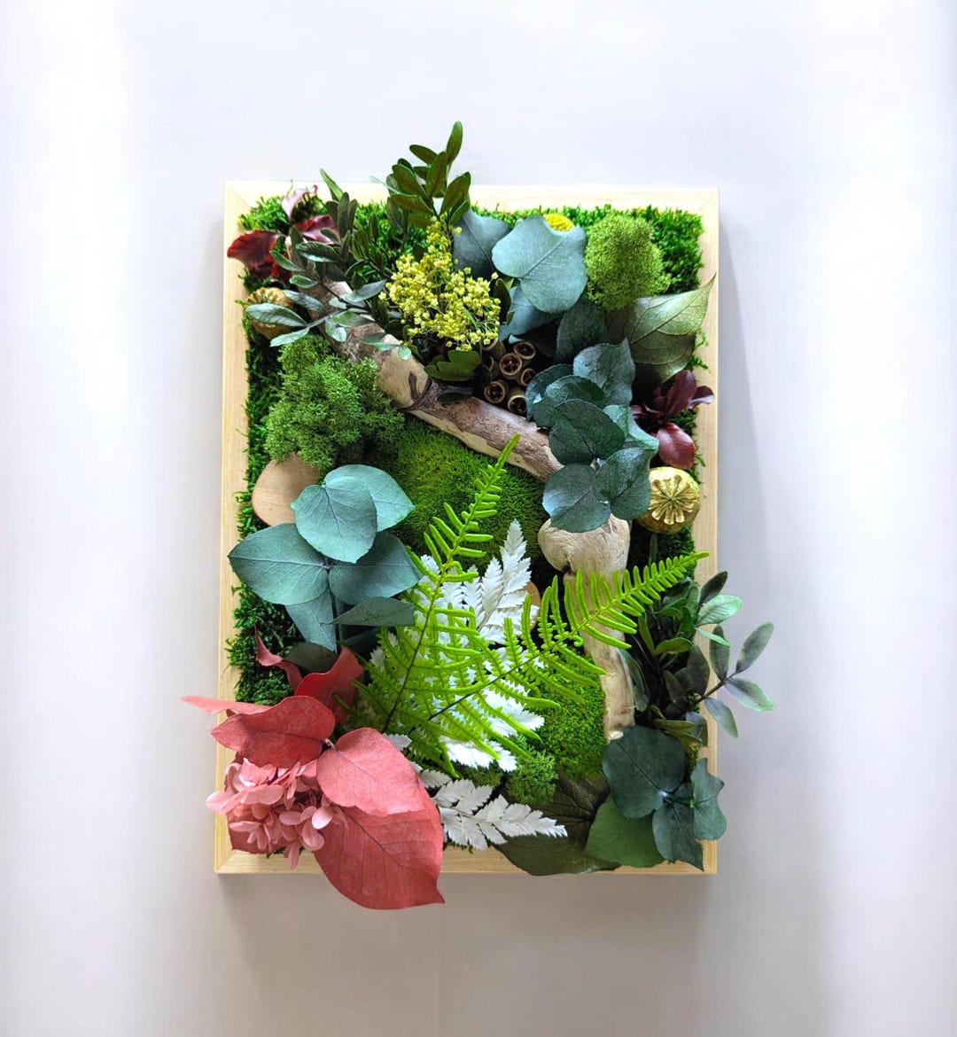 Plant Picture, Preserved Plant Frame, Wall Decoration, Original Gift ...