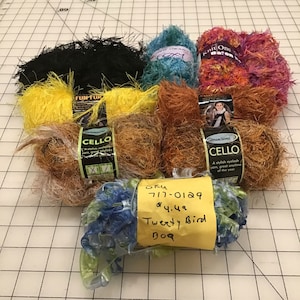 10 Skeins Fancy Fur and Eyelash Yarn - Etsy
