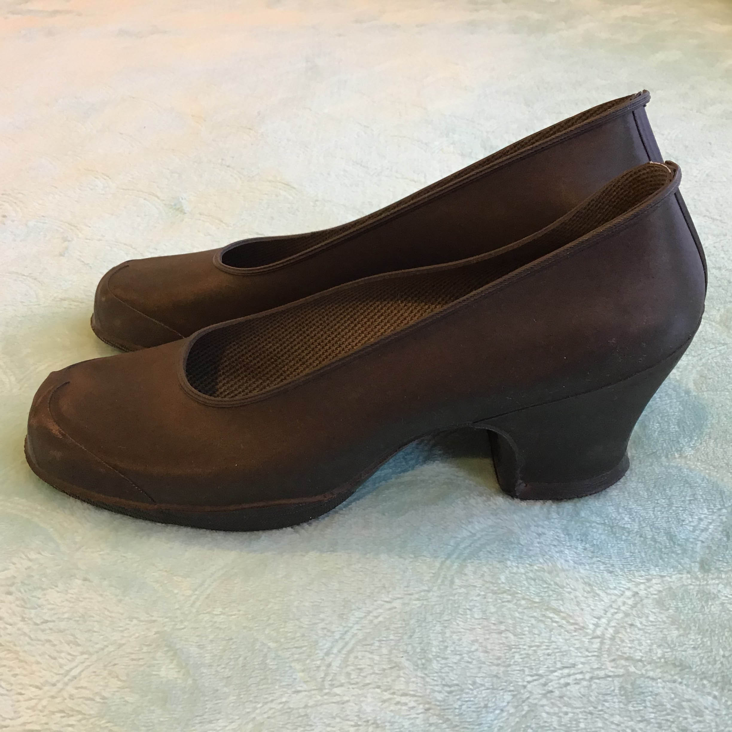 Vintage Ladies Rubber Overshoes Galoshes Size 6 - Etsy
