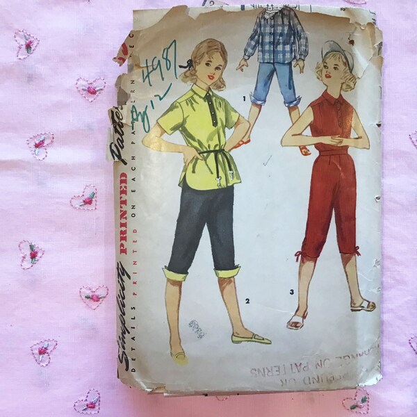 Pedal Pusher Pattern - Etsy