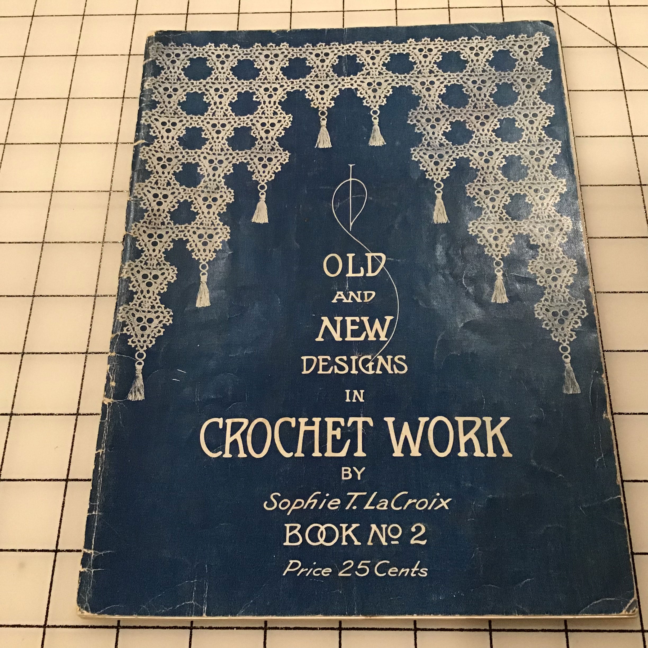 2 Antique Sophie T. Lacroix Crochet Booklets - Etsy