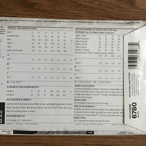 New Look 6780 Misses Tunic Pattern Sizes 6-16 - Etsy