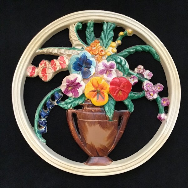 Chalkware Vase - Etsy