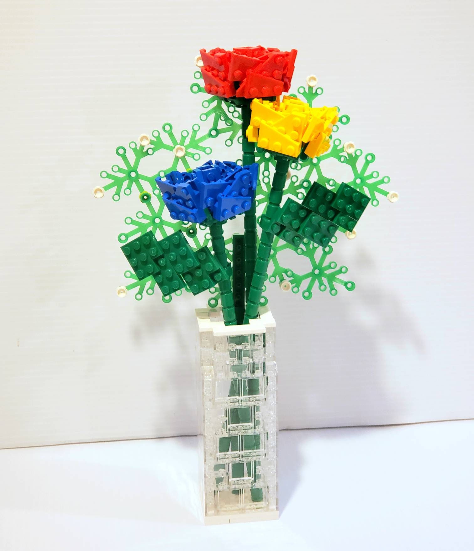 Custom Bouquet of Red Yellow and Blue Roses With Baby's - Etsy