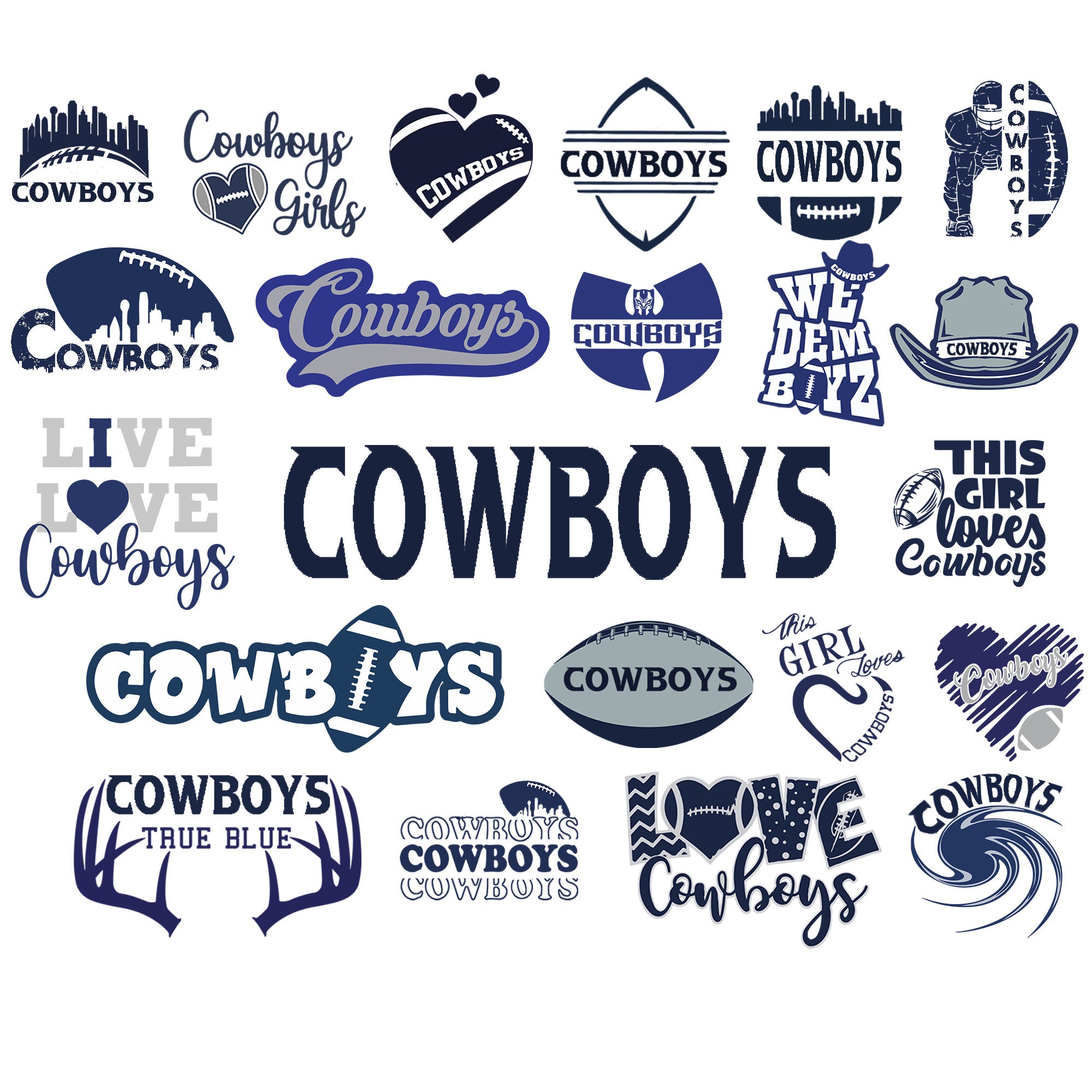 Cowboys Svg,cowboys Png,cowboys Bundle,cowboys,logo I Cup, Tshirt, Clip ...