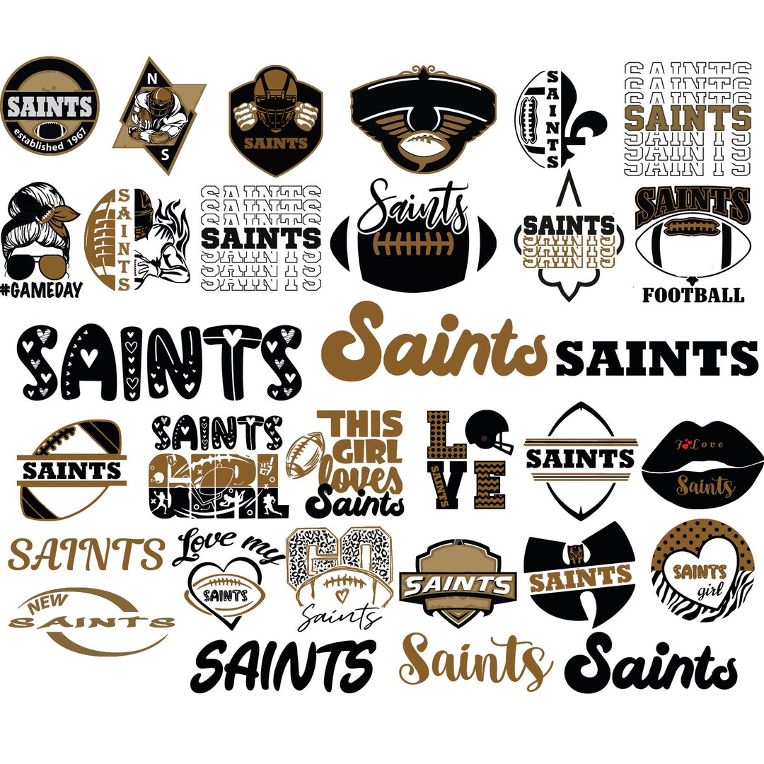 Saints Svg,saints Png,saints Bundle,saints Cricut,logo I Cup, Tshirt ...