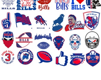 Buffalo Bills Font - Etsy