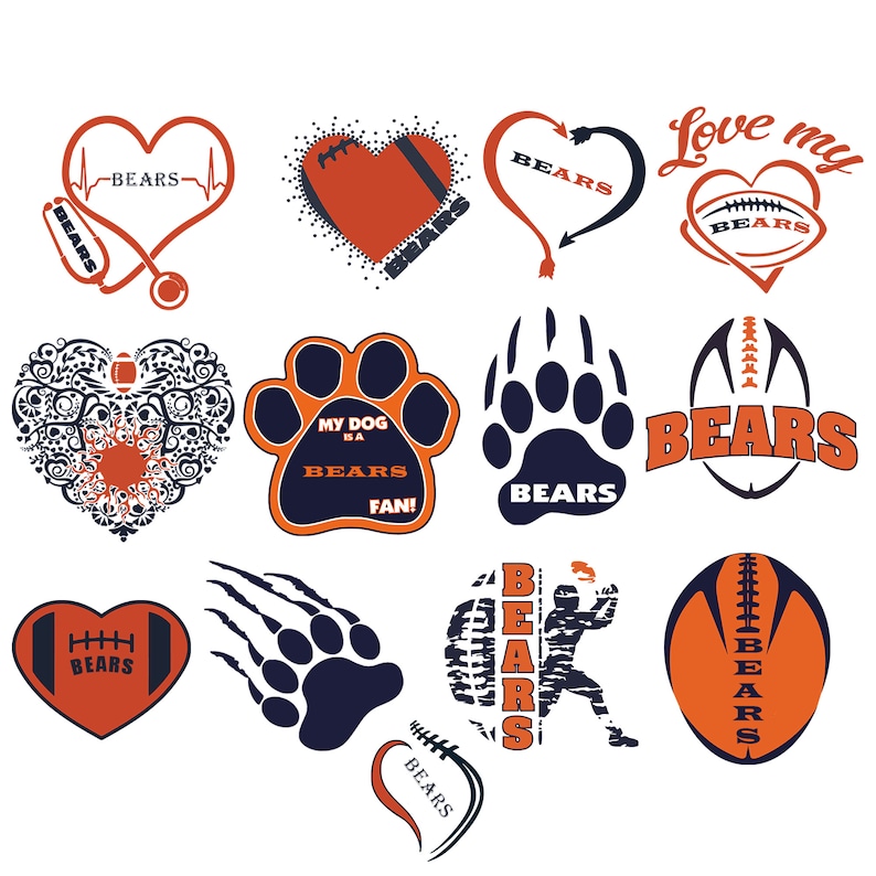 Bears Svg,bears Png,bears Bundle,bears Cricut,logo I Cup, Tshirt, Clip ...