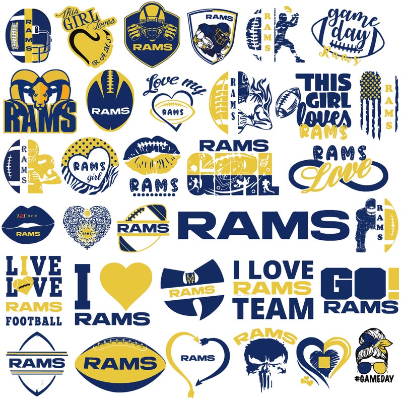 Rams Svg - Etsy