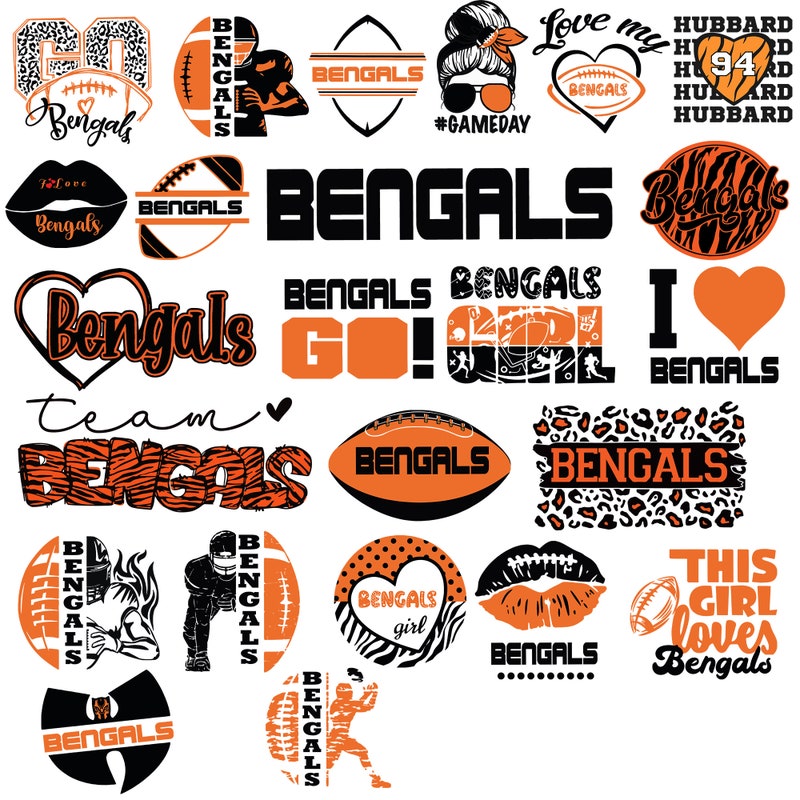 Cincinnati Bengals Clipart - Etsy