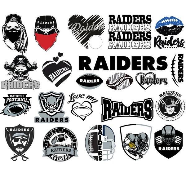 Raiders Svg - Etsy
