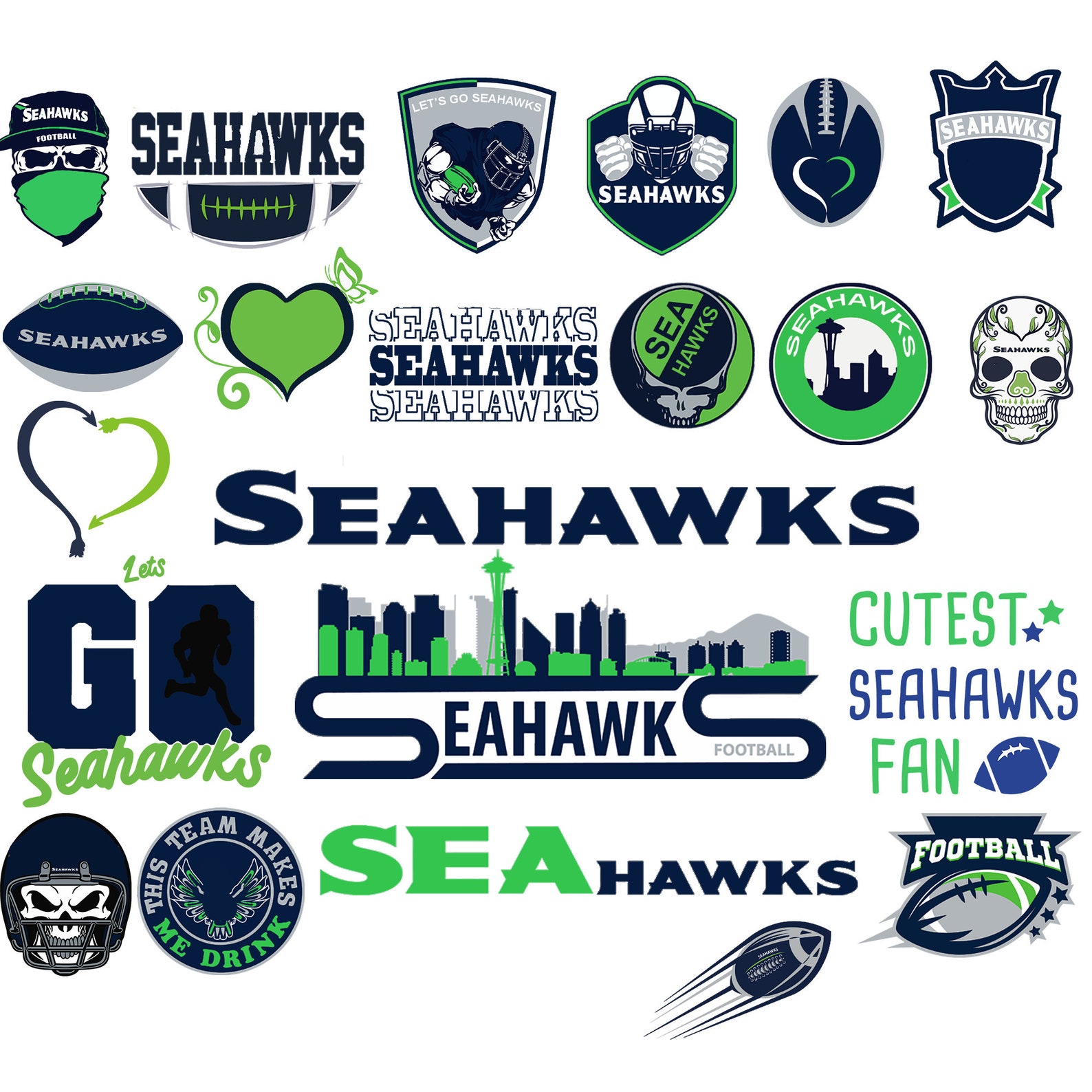 25+file,seahawks Svg,seahawks Png,seahawks Bundle,logo I Cup, Tshirt ...