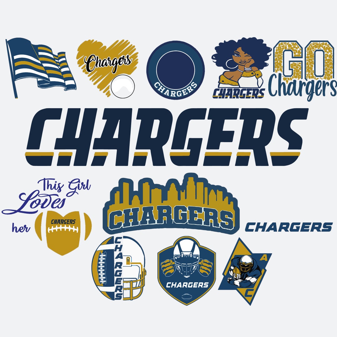 Chargers Svg,chargers Png,chargers Bundle,chargers Logo I Cup, Tshirt ...