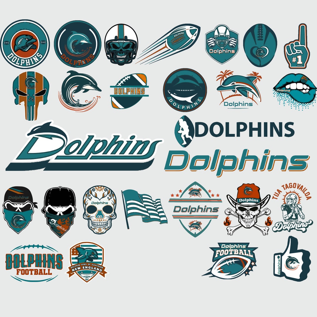 Dolphins Svg,dolphins Png,dolphins Bundle,dolphins,logo I Cup, Tshirt ...
