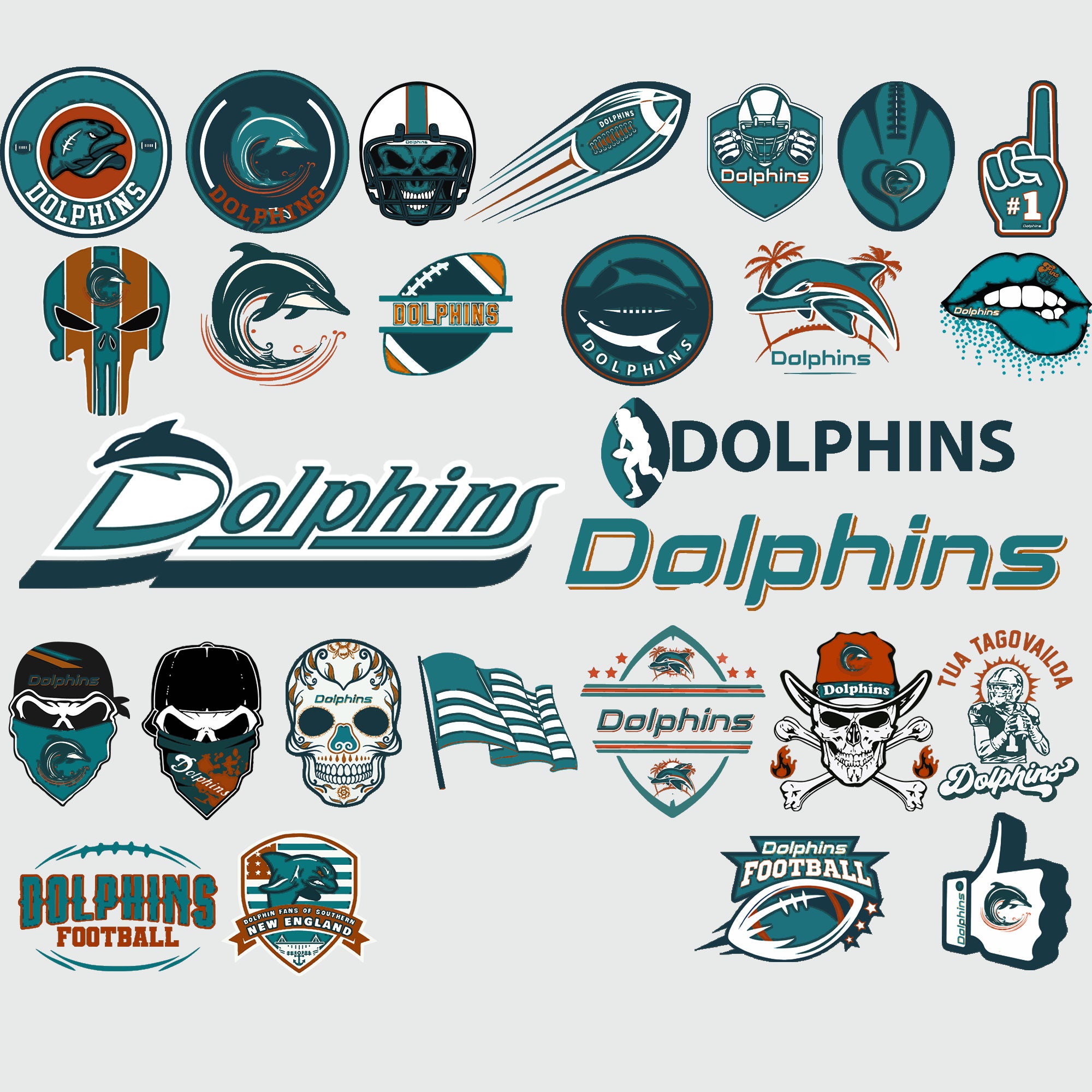 Dolphins Svg,dolphins Png,dolphins Bundle,dolphins,logo I Cup, Tshirt ...