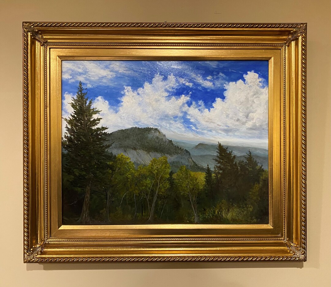 Appalachian Artist E. Bryson the Backside of Whiteside Highlands, NC ...