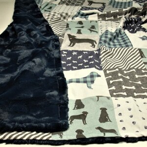 Black Lab Blanket Cotton Comforter Baby Toddler Child Adult - Etsy