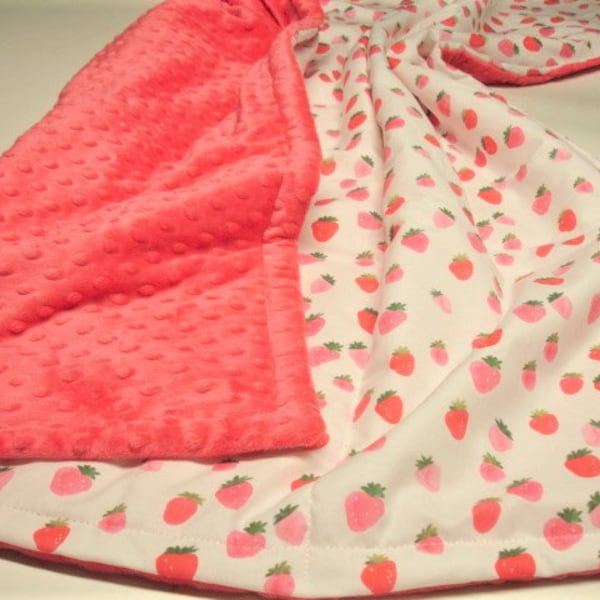 Strawberry Shortcake Blanket - Etsy