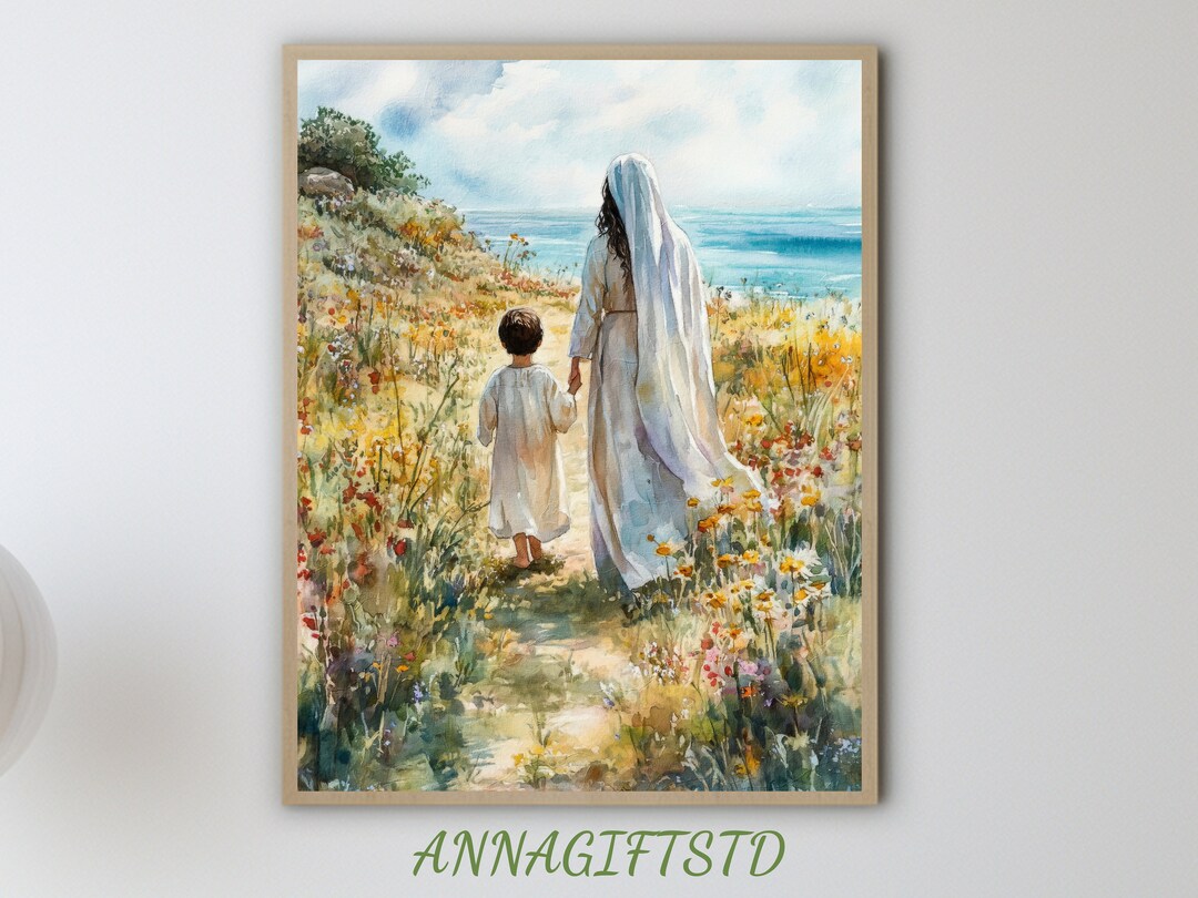 Mary and Jesus ,bible Art, LDS Digital Art,digital Prints, Digital ...