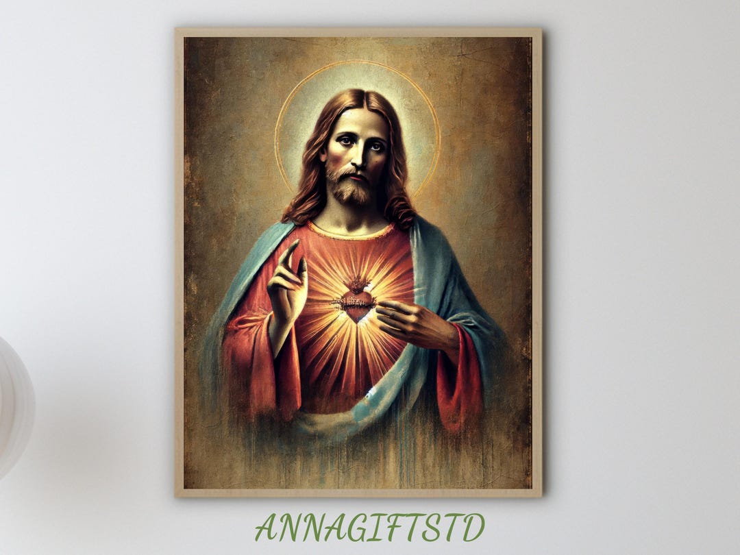 Sacred Heart of Jesus,lds Digital Art,digital Prints, Digital Download ...