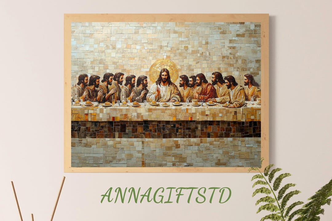 The Last Supper Image, Bible Art, LDS Digital Art,digital Prints ...