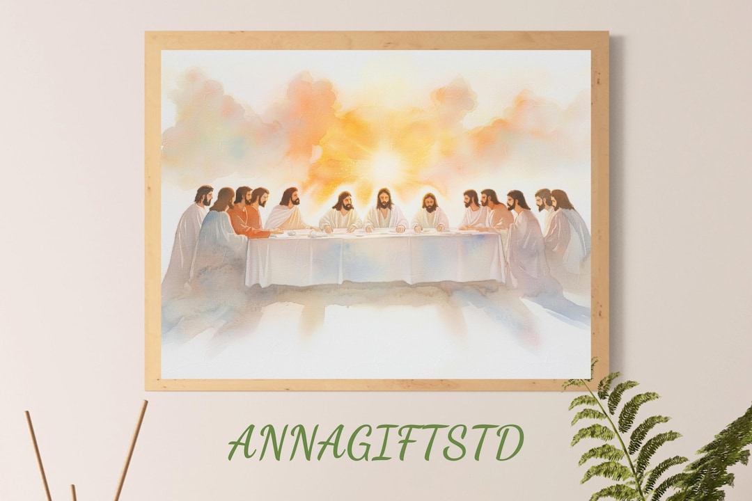 The Last Supper ,last Supper Art Digital,, Bible Art, LDS Digital Art ...
