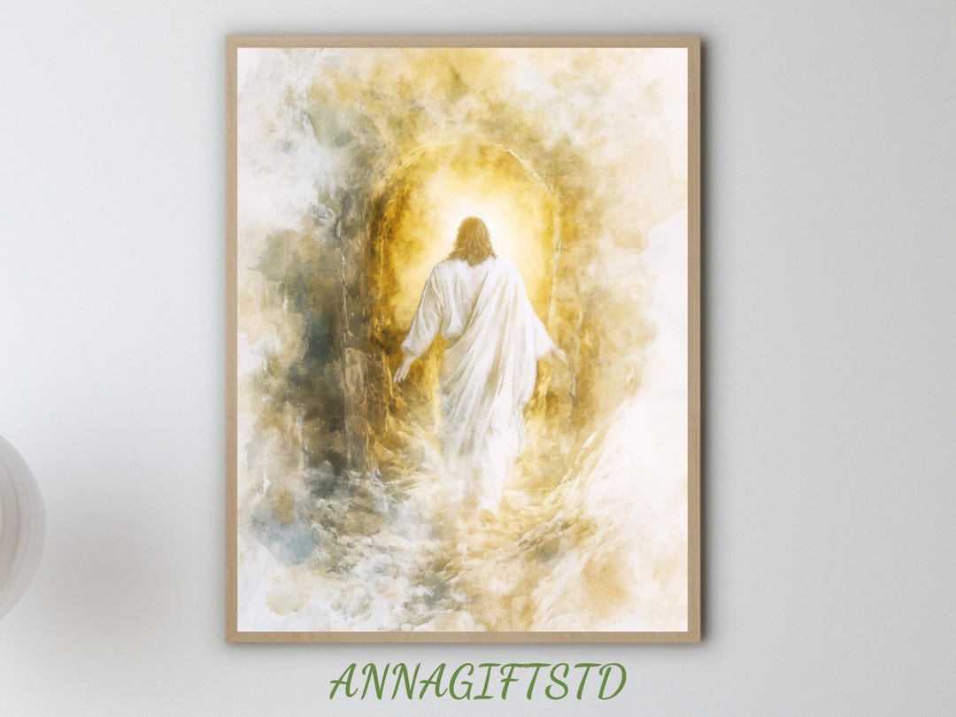 Jesus Christ Watercolor Print: Resurrection Art (digital Download) - Etsy