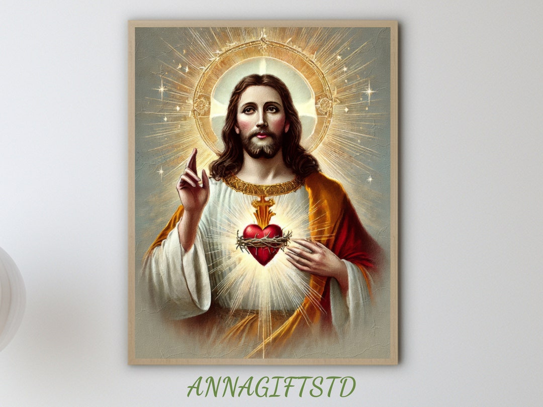 Sacred Heart of Jesus ,christ Art, Bible Art, LDS Digital Art,digital ...