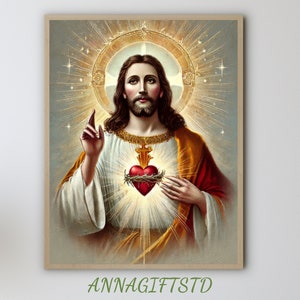 Sacred Heart of Jesus ,christ Art, Bible Art, LDS Digital Art,digital ...