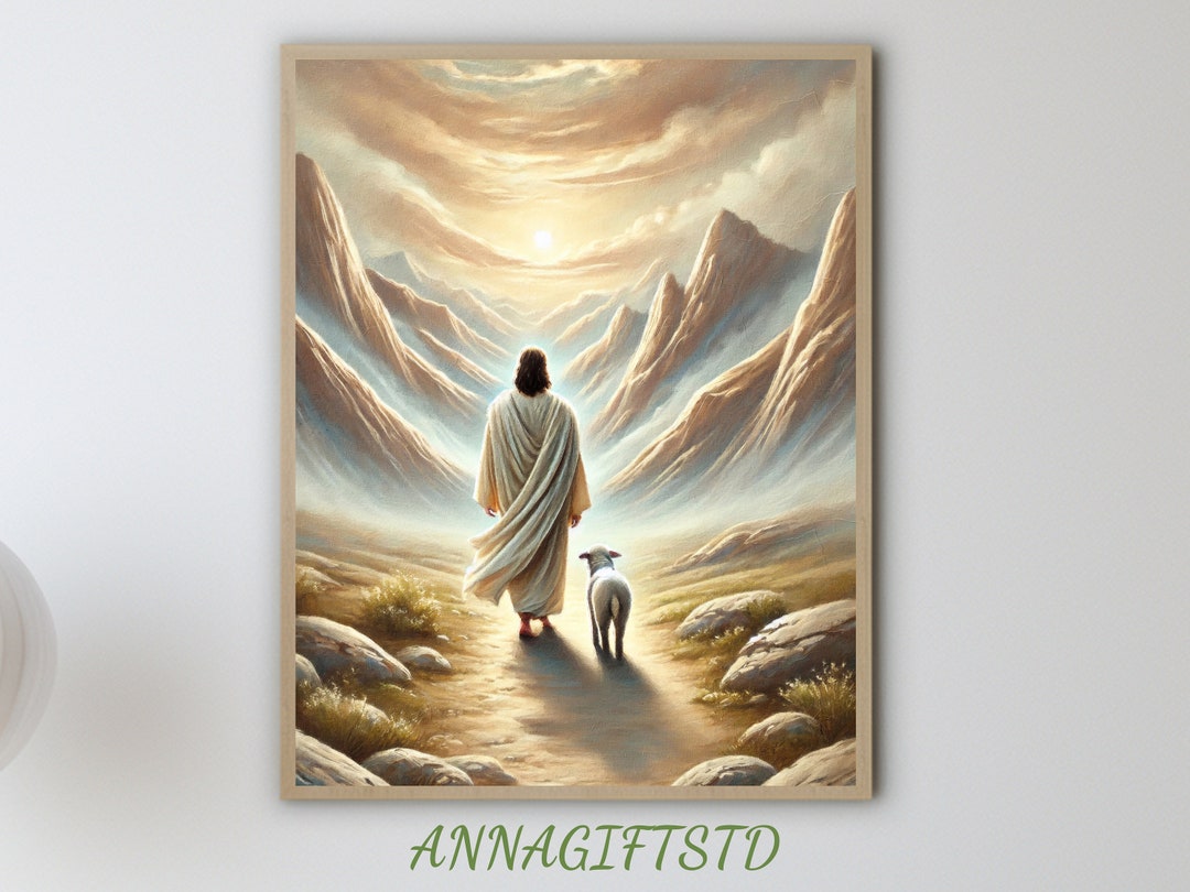 Jesus and the Lost Sheep,lds Digital Art,digital Prints, Digital ...