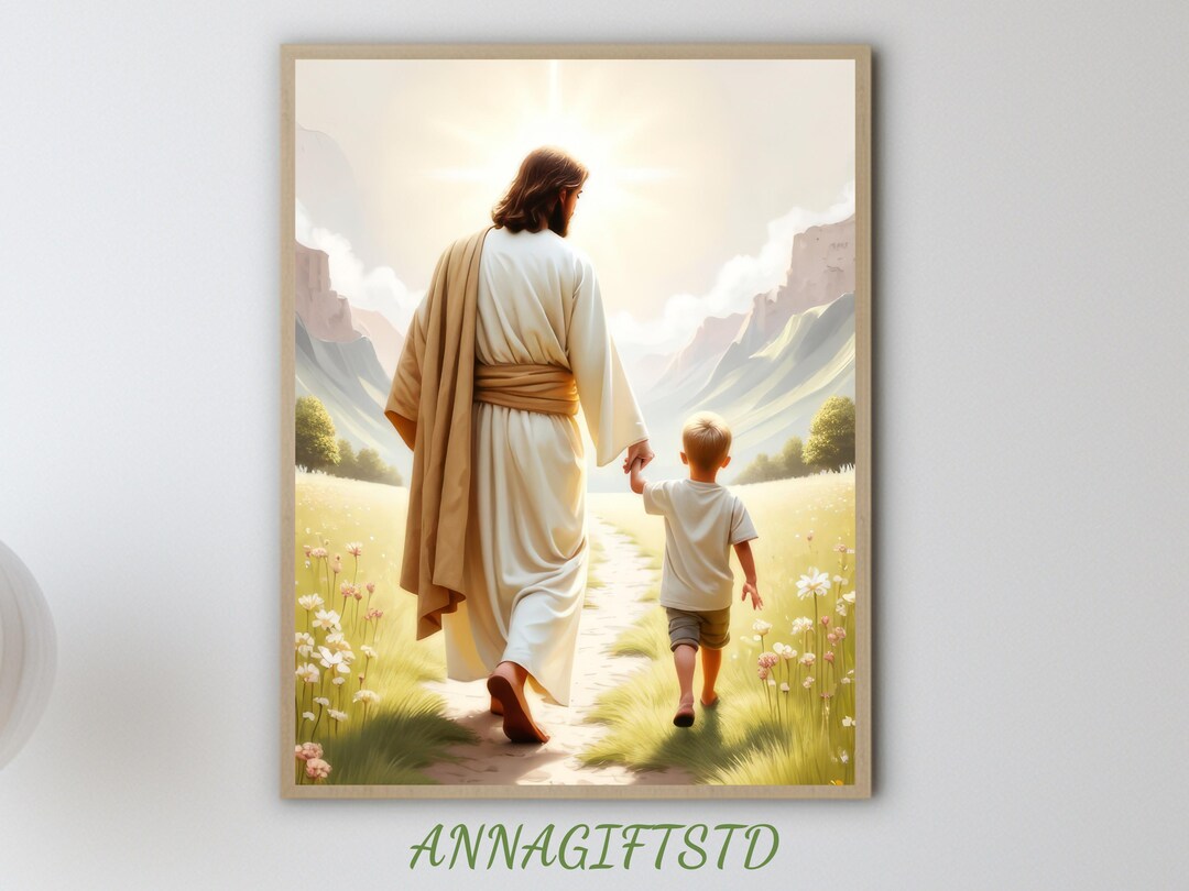 Jesus and the Boy,christian Art, Jesus With Boy, Jesus Painting, LDS ...