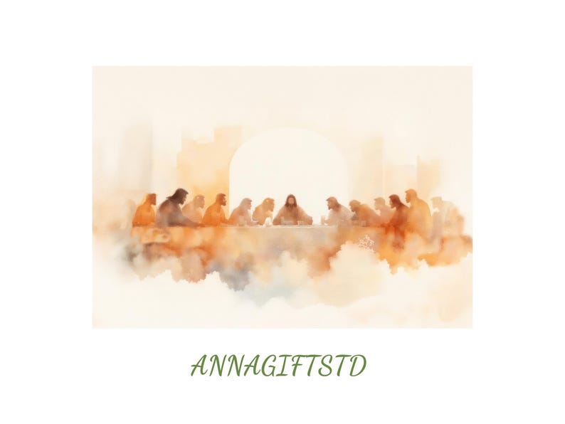 The Last Supper ,last Supper Art Digital, Bible Art, LDS Digital Art ...