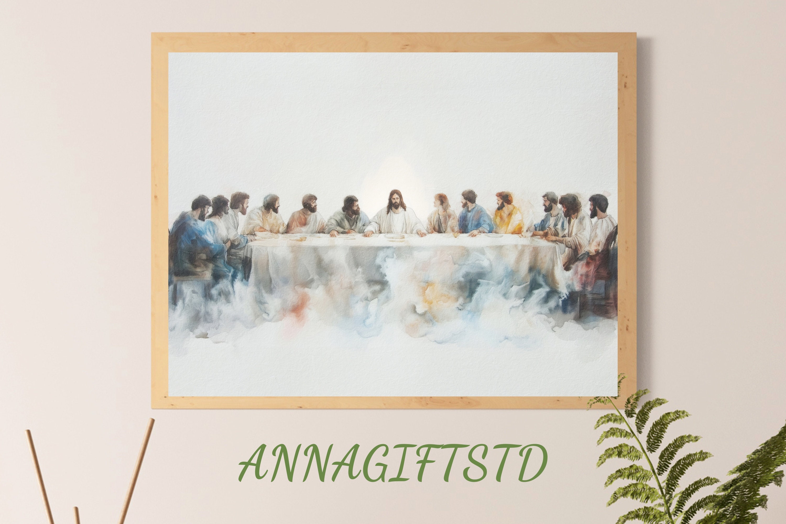 Image of the Last Supper Christ Art, Bible Art, LDS Digital Art,digital ...
