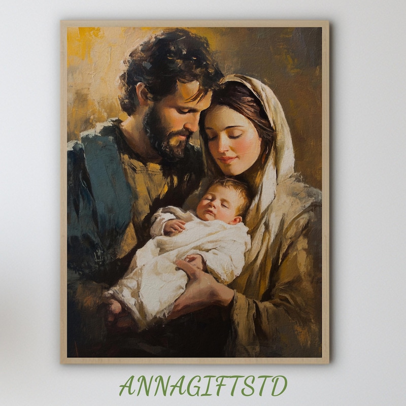 Holy Family Print - Etsy