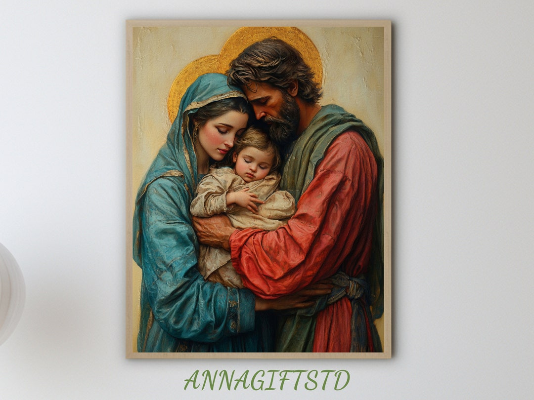 Holy Family, LDS Digital Art,digital Prints, Digital Download, Catholic ...
