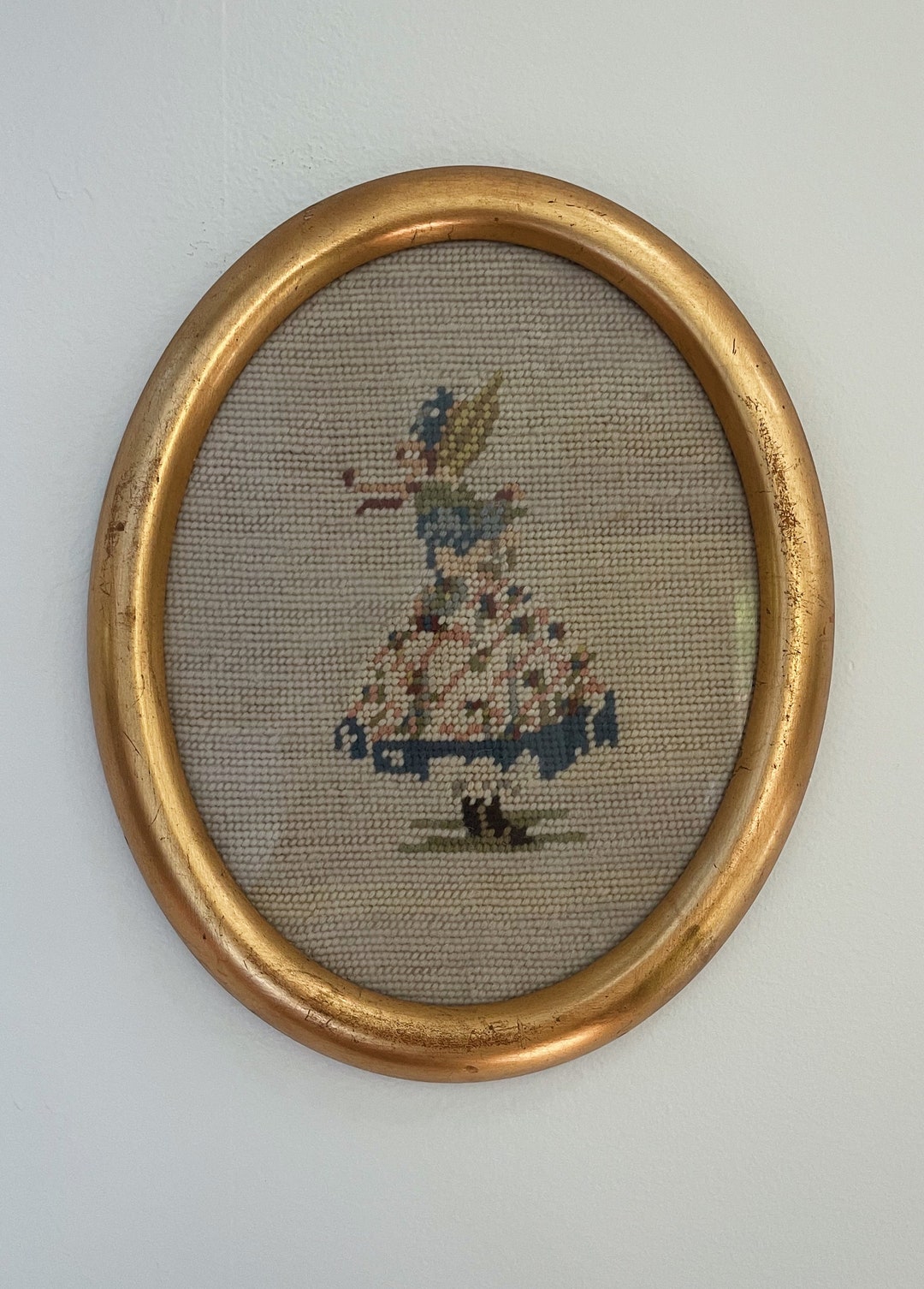 Pair of One-of-kind Needlepoint Framed Art - Etsy
