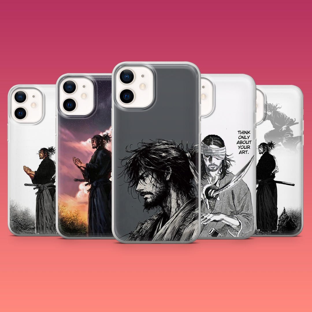 Miyamoto Musashi Phone Case Vagabond Cosplay Anime for iPhone 16 ...