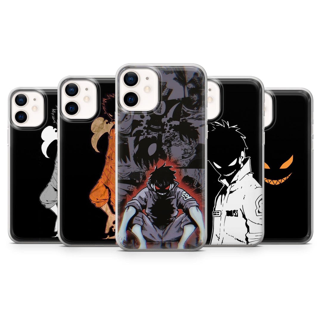 Fire Force Phone Case Shinra Kusakabe Cosplay Cover for iPhone 16 ...