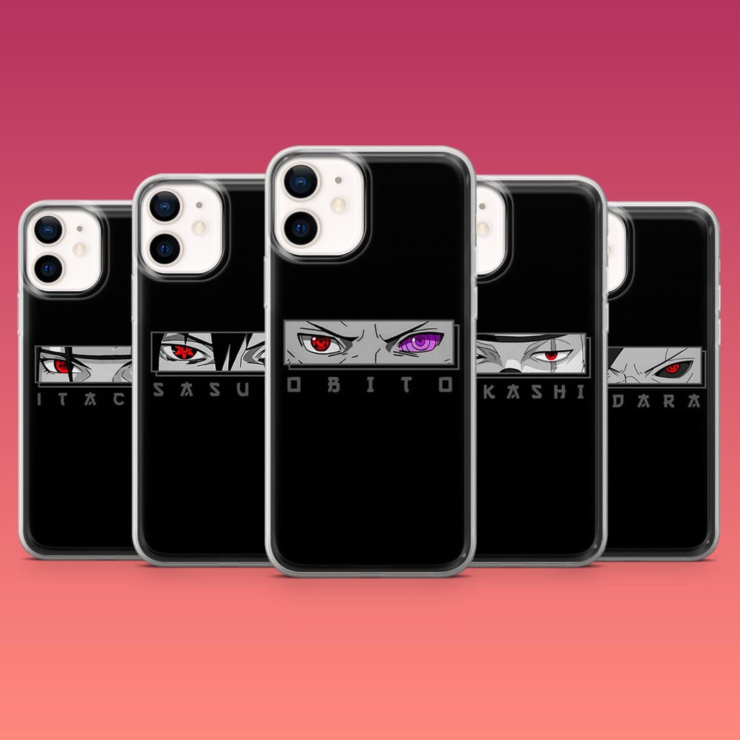Sasuke Phone Case Sharingan Obito Itachi Cover for iPhone 16, 15plus ...