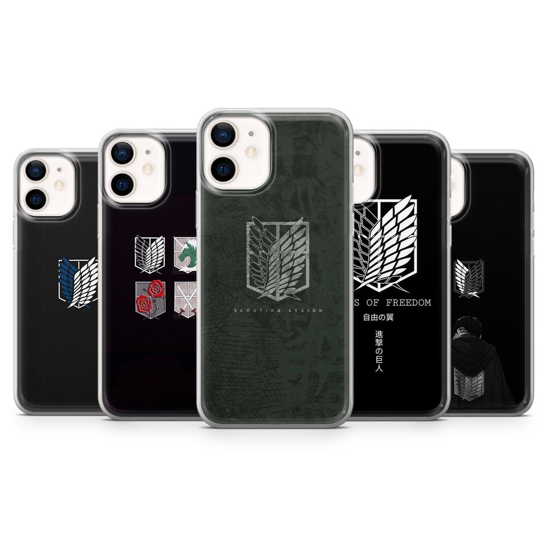 Anime Phone Case Aot Titans Japanese Comic Cover for iPhone 16, 15plus ...