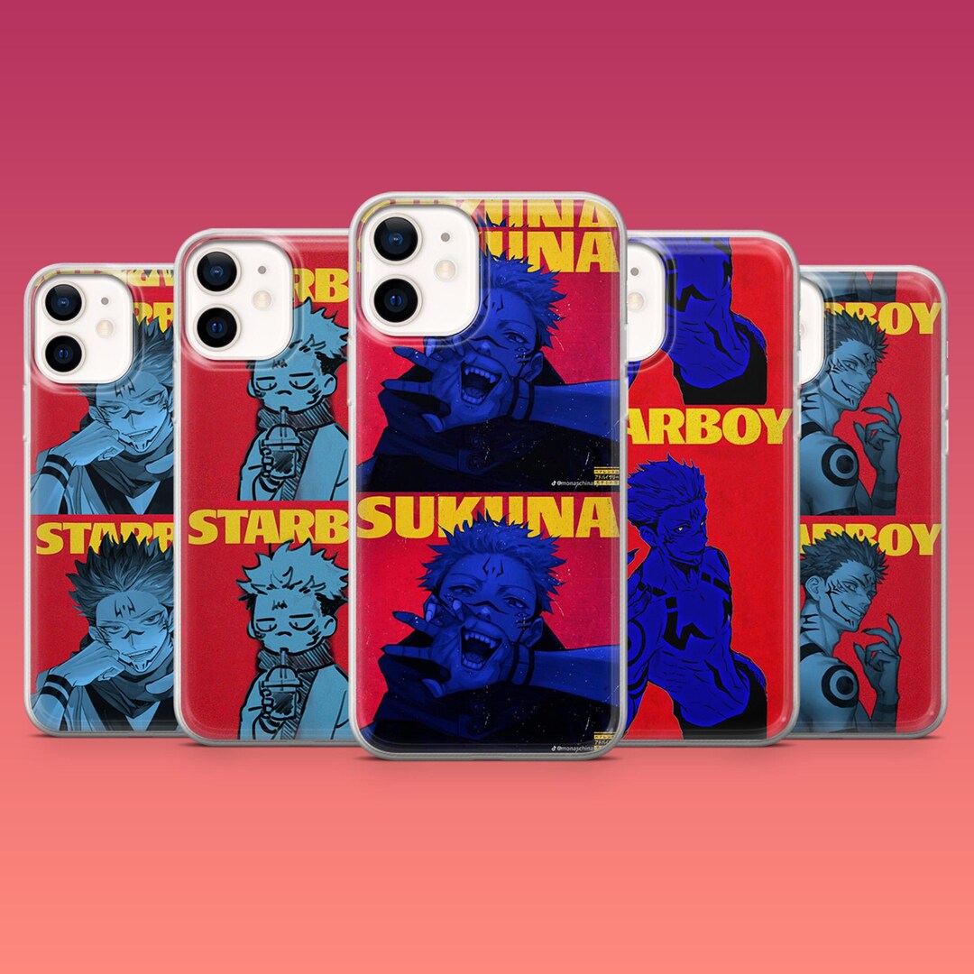 Sukuna Phone Case Jujutsu Kaisen Anime Art Cover for iPhone 16, 15plus ...