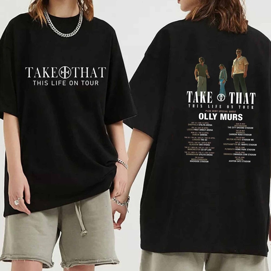 Take That This Life on Tour 2024 Shirt, Take That Band Fan Gift, Take ...