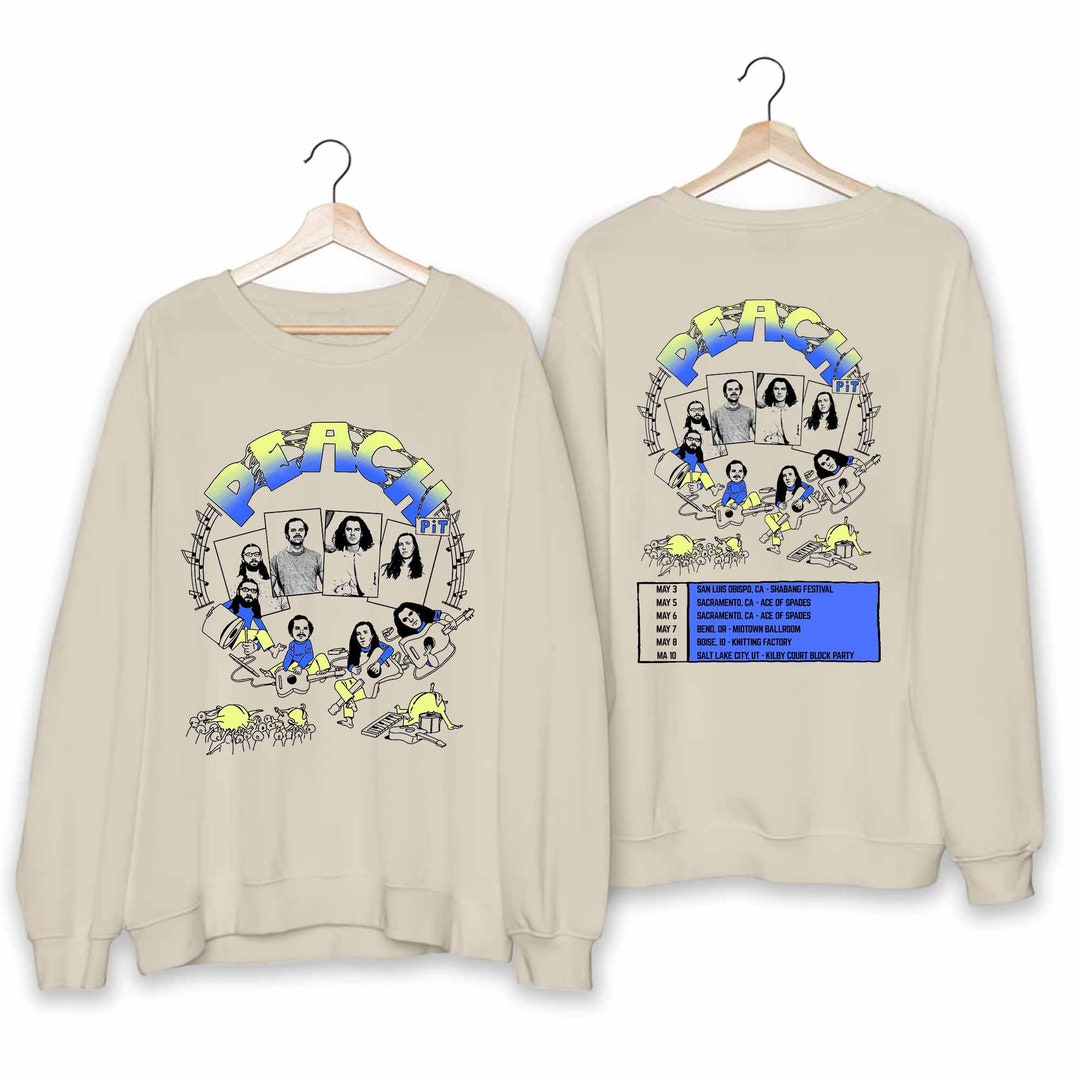 Peach Pit 2024 Tour Shirt, Peach Pit Band Fan Shirt, Peach Pit 2024 ...