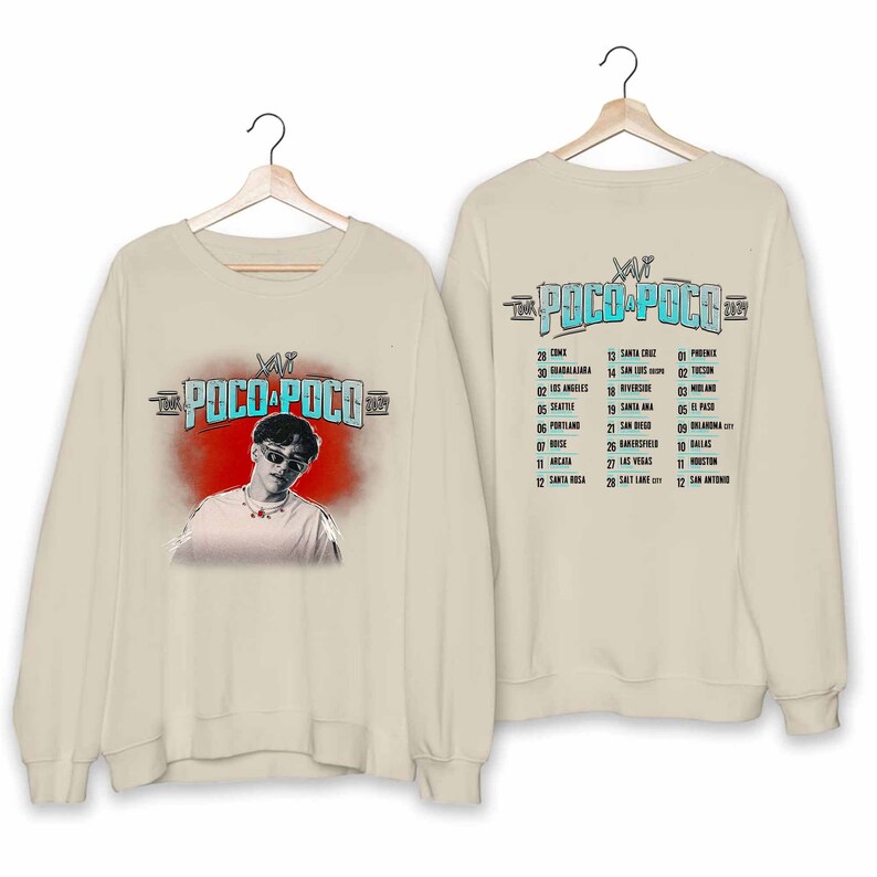 Xavi Poco A Poco Tour Shirt, Xavi Concert Shirt, Poco A Poco Tour 2024 ...
