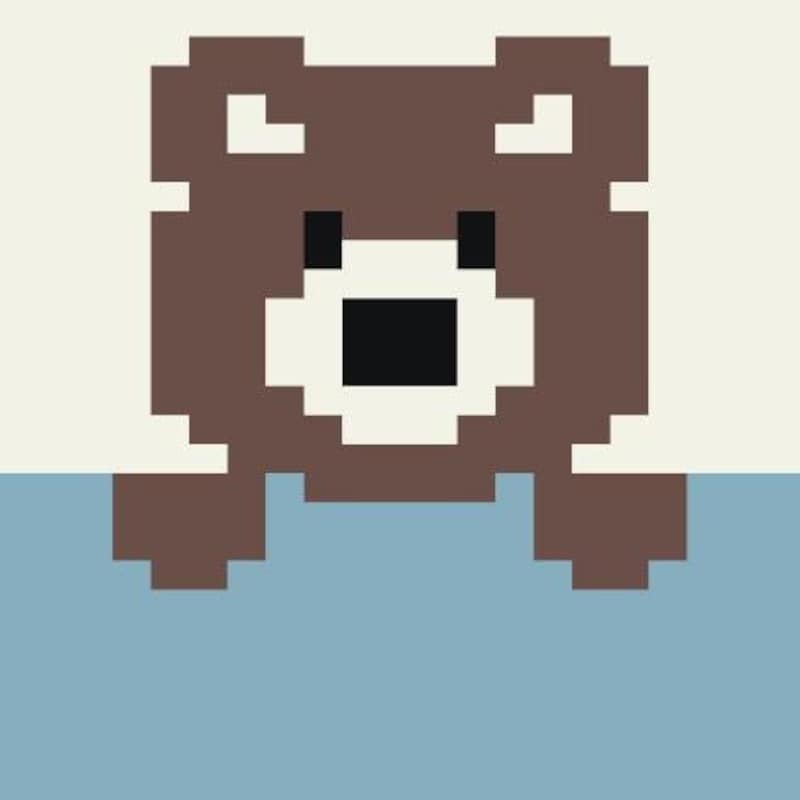 Bears Chunky Knit Blanket - Etsy