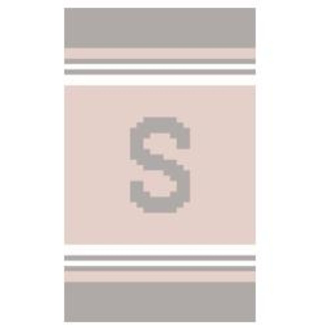 Letter S Initial - Finger Knitting / Chunky Knit Blanket Pattern - Etsy