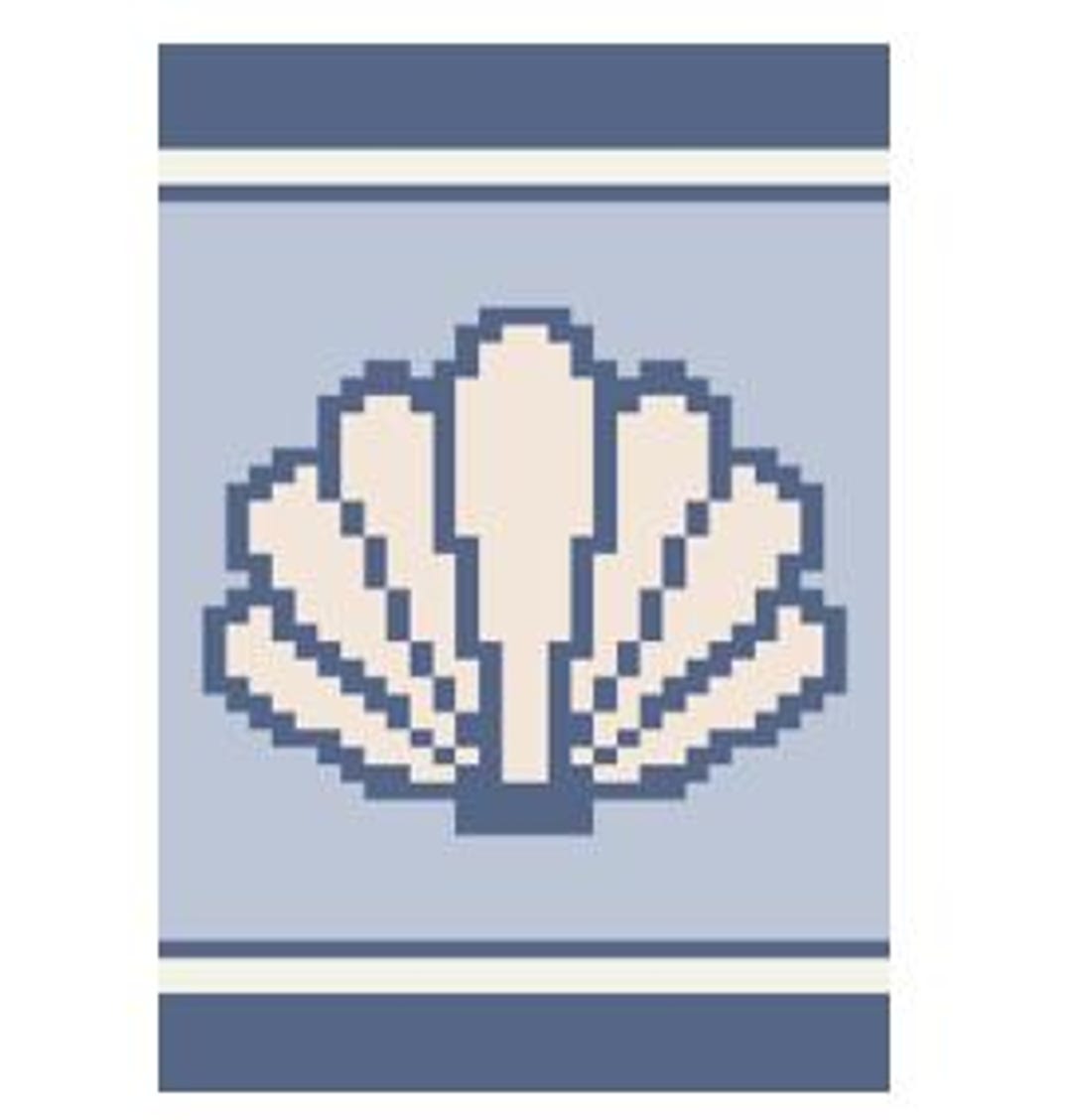 Seashell - Finger Knitting / Chunky Knit Blanket Pattern - Etsy