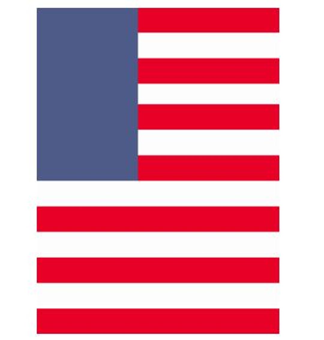 American Flag - Finger Knitting / Chunky Knit Blanket Pattern - Etsy