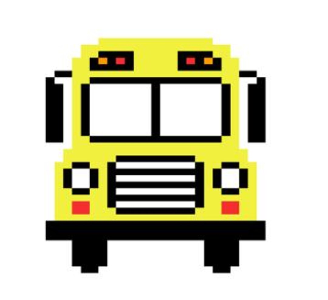 School Bus - Finger Knitting / Chunky Knit Blanket Pattern - Etsy