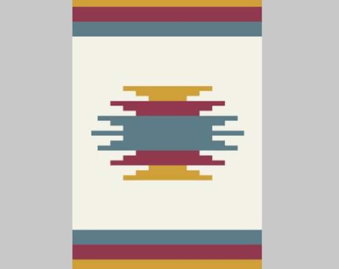 Aztec Chunky Blanket Design Pattern - Etsy Canada